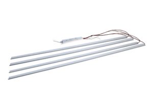 warelight led magnetic strip retrofit kit for linear ceiling fixtures - 60 watt, 5000k lighting, 4 foot, 4 strips