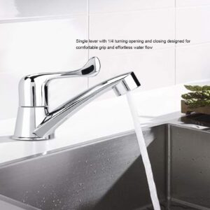 Single Basin Faucet, ABS Plastic Water Tap Single Cold Faucet Water Nozzle G1/2, Basin Sink Tap for Home or Outdoor Single Cold, for Bathroom Kitchen Rest Room Bathtub (#2)