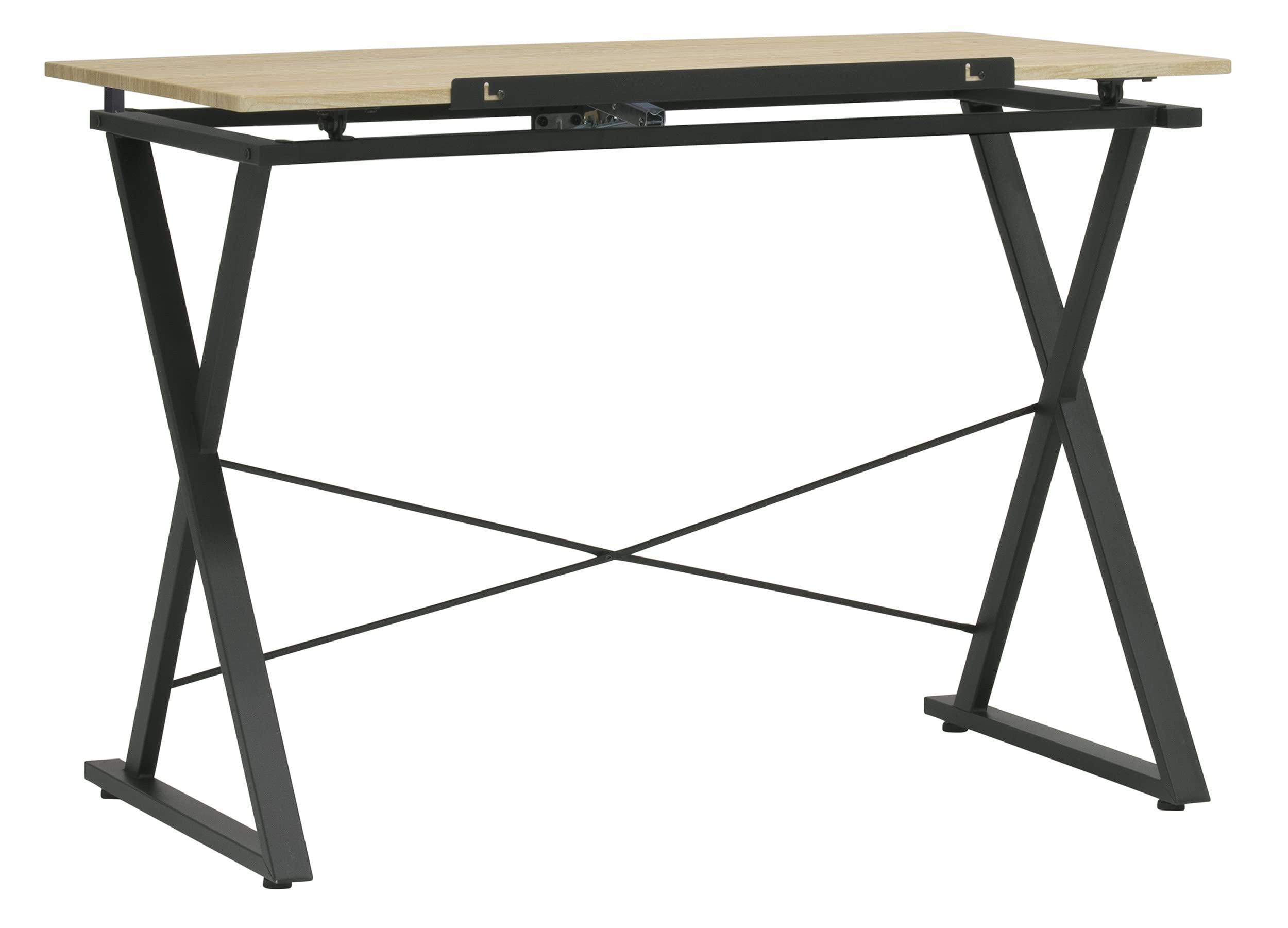 SD STUDIO DESIGNS Axiom II Drawing 42" Wide Adjustable Top Drafting Table, Graphite Black/Ashwood