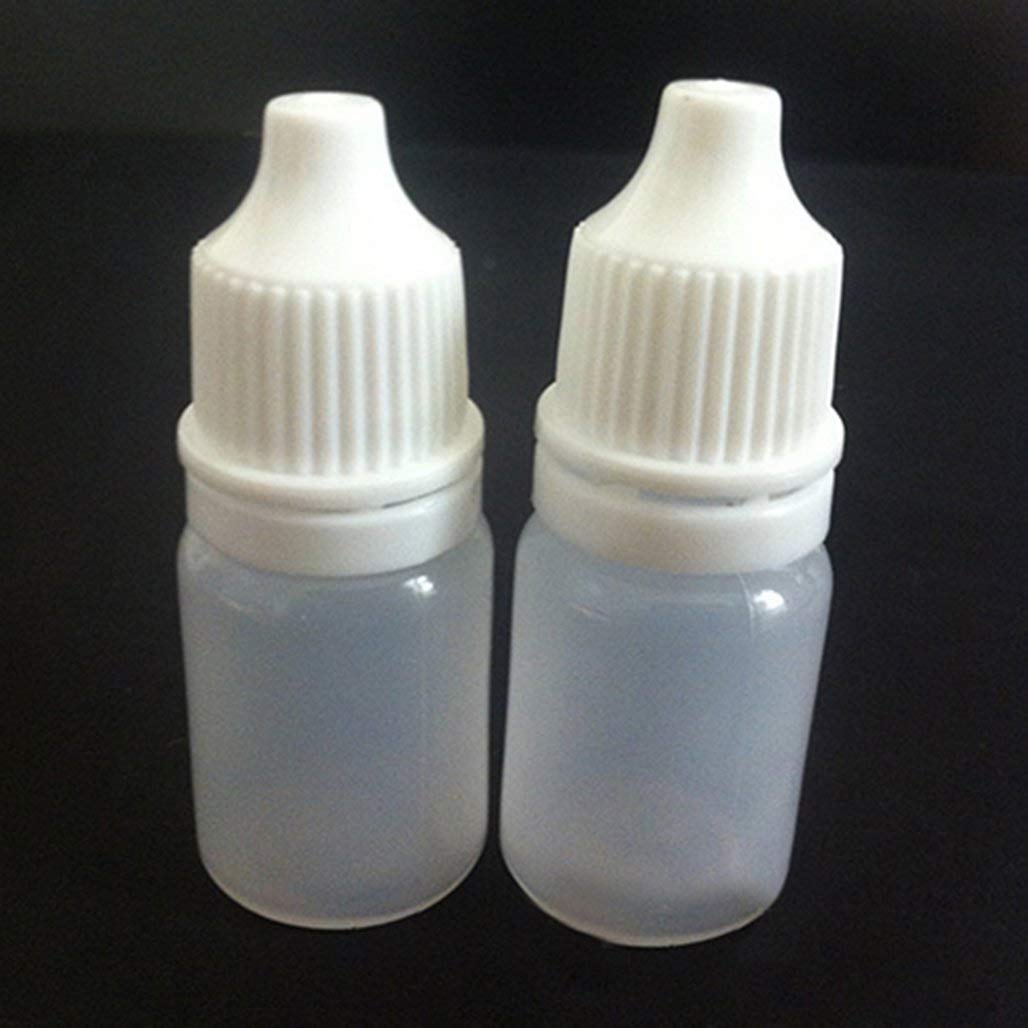 5Pcs White Plastic Empty Squeezable Eye Liquid Dropper Bottles 10 ml Superiorâ€‚Quality and Creative Fashion Book