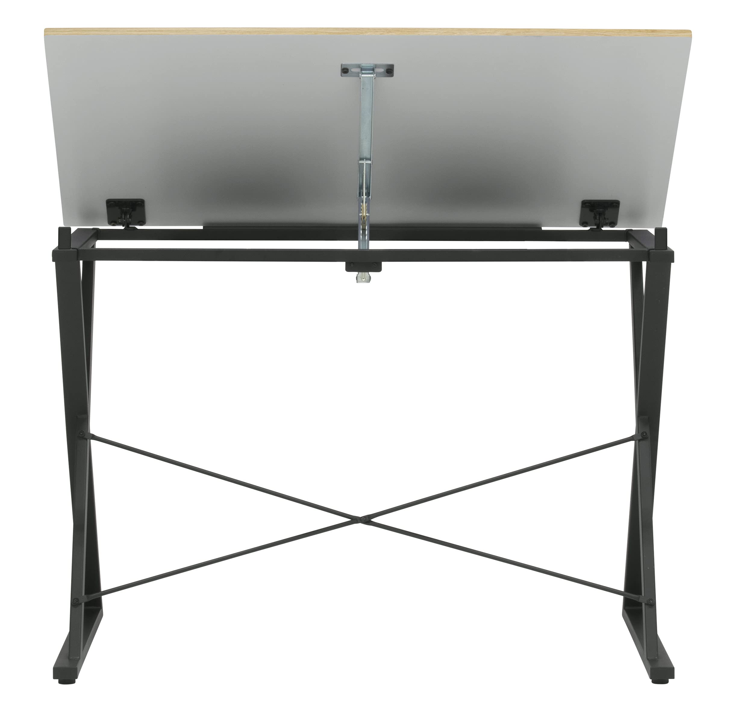 SD STUDIO DESIGNS Axiom II Drawing 42" Wide Adjustable Top Drafting Table, Graphite Black/Ashwood