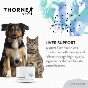 ThorneVet Liver Support Powder – Liver Support for Small Animals: Dogs & Cats, 90 Scoops