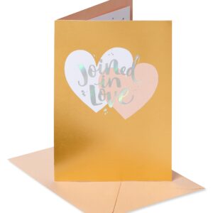 American Greetings Wedding, Bridal Shower or Engagement Card (Joined Hearts)