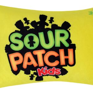 iscream Sour Patch Kids Package 18" x 12" Pillow Set with Mini SPK Candy Pillows