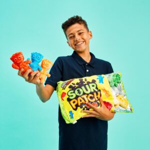 iscream Sour Patch Kids Package 18" x 12" Pillow Set with Mini SPK Candy Pillows