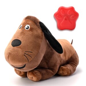 yanwin heartbeat puppy toy, dog heartbeat toy for separation anxiety relief, puppy toy with heartbeat stuffed animal anxiety calming behavioural aid toy for dogs