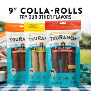 TRURANCH 9" Collagen Roll, Beef - 3 Pack