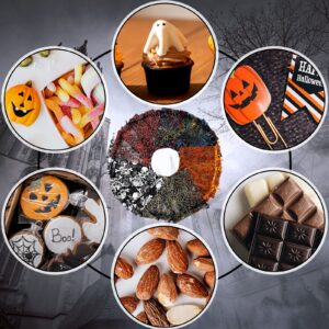 Shappy 200 Pcs Halloween Organza Bags Bulk 4 x 6" Spider Web Treat Bags Black Rattan Halloween Drawstring Candy Gift Bag for Tick or Treat Party