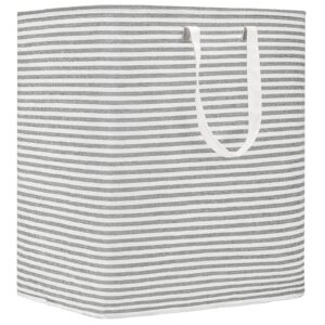 pffvrp 100l freestanding laundry hamper collapsible extra large laundry basket with easy carry extended handles for clothes, dirty clothes hamper (grey)