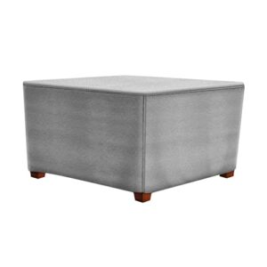 patio large waterproof ottoman cover - outdoor square side table covers - patio ottoman washable cover - heavy duty furniture 60x60x28 inch grey