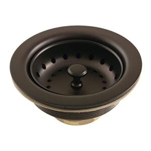 kingston brass k111borb tacoma basket strainer, oil rubbed bronze 4.44 x 4.44 x 2.5