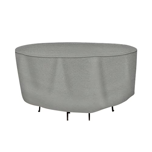 Patio Small Waterproof Round Bar Table & Chair Cover - Outdoor Patio Table Chair Combo Washable - Heavy Duty Furniture 60X42 Inch Combo Cover