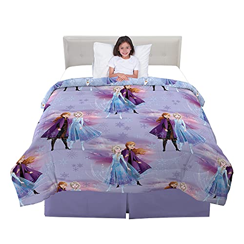 Disney Frozen 2 Kids Bedding Soft Microfiber Comforter, Full, "Official" Disney Product By Franco