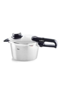 fissler vitavit premium pressure cooker with steamer insert, 4.8 quart