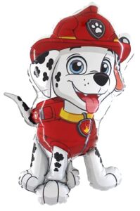 toyland® 34 inch giant jumbo size paw patrol marshall character foil balloon - kids party balloons