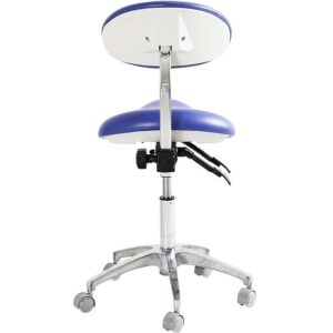 Standard Dental Mobile Chair Doctor's Stool PU Leather Dentist Chair Swivel Work Chair