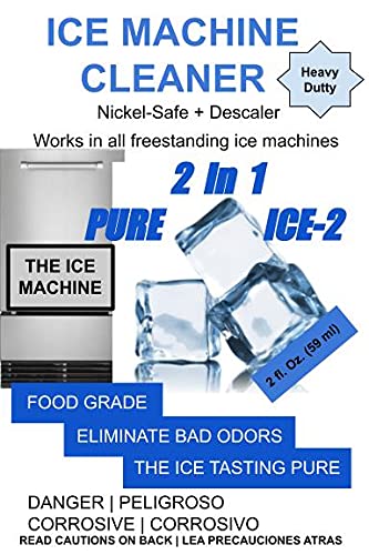 GLOB PRO SOLUTIONS Freestanding Ice Maker Machine Cleaner Compatible with 37050, 41978 U-line, Ice-O-Matic, Jenn Air, Blaze, Manitowoc, Marine Crescent