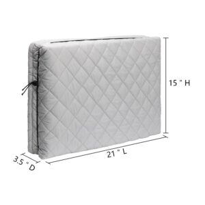 Indoor Air Conditioner Cover Window AC Unit Cover with Drawstring Double Insulation for Inside(21"x15"x3.5")