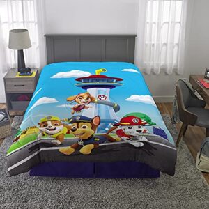 Franco Kids Bedding Super Soft Microfiber Reversible Comforter, Twin/Full, Paw Patrol