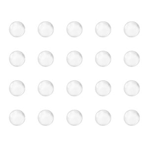 uxcell 4.5mm solid round clear glass ball boiling stones soda lime glass beads 200pcs