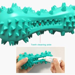 Carllg Puppy Teething Chew Toys, Dog Toys for Aggressive Chewers, Indestructible Tough Durable Dog Toothbrush Toys, Squeaky Interactive Dog Toy for Small Medium Large Breed