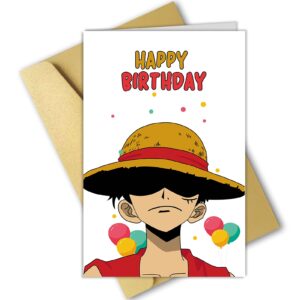 ojsensai happy birthday card, funny birthday card for daughter son, bday greeting card for him her