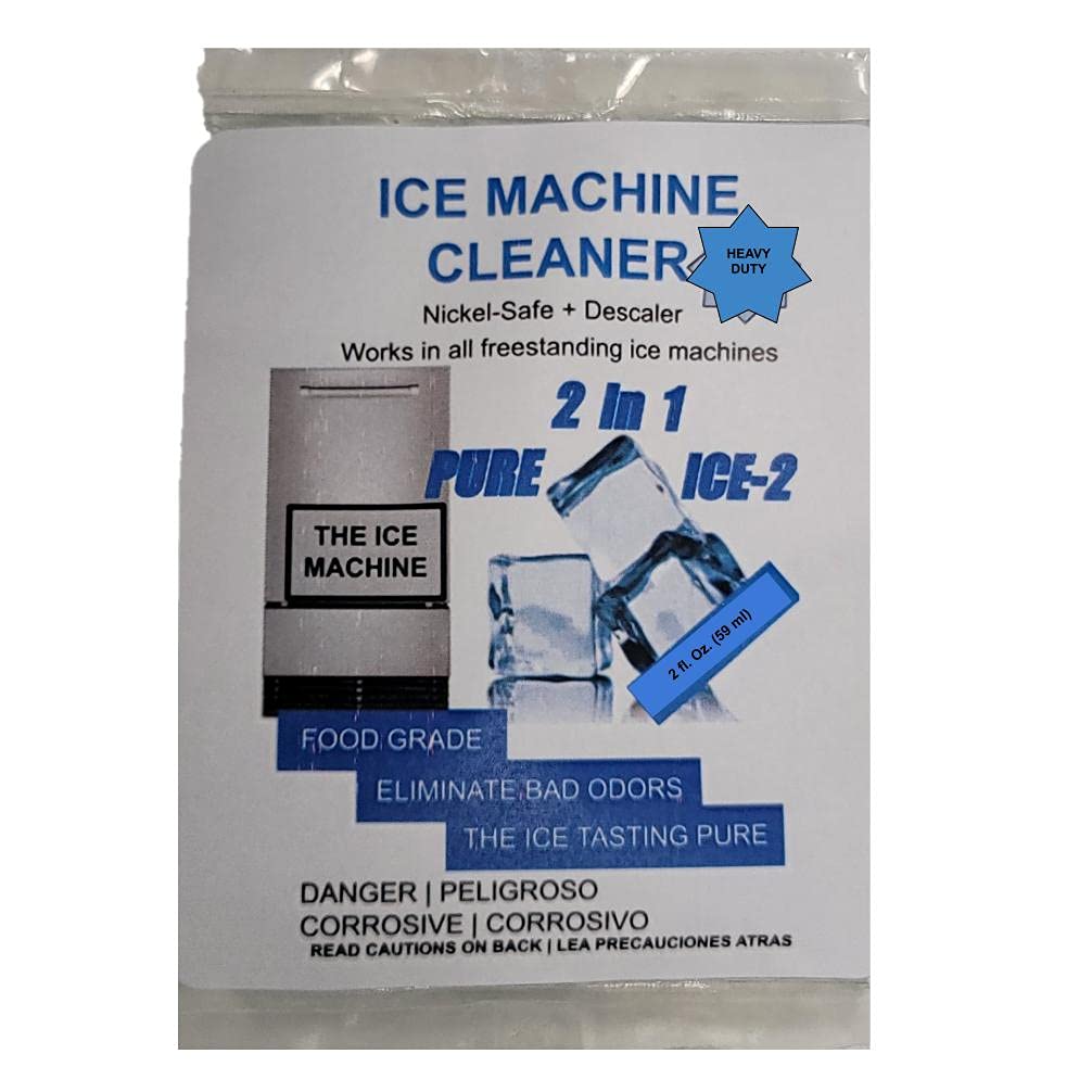 GLOB PRO SOLUTIONS Freestanding Ice Maker Machine Cleaner Compatible with 37050, 41978 U-line, Ice-O-Matic, Jenn Air, Blaze, Manitowoc, Marine Crescent