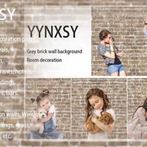 YYNXSY 7x5FT Brick Wall Background Primary Color Brick Background Large Fabric Brick Photo Background Baby Shower Birthday Party Wedding Graduation Home Decoration Photo Booth Prop Banner YY-4