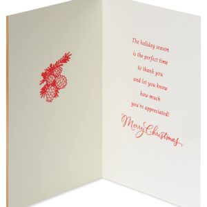 American Greetings Christmas Thank You Card (Perfect Time)