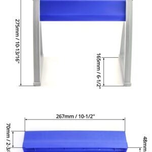 QWORK Lab Linear Pipettor Stand, Plastic Polymer Pipettor Holder Micropipette Rack Hold Up to 6 Micropipettes