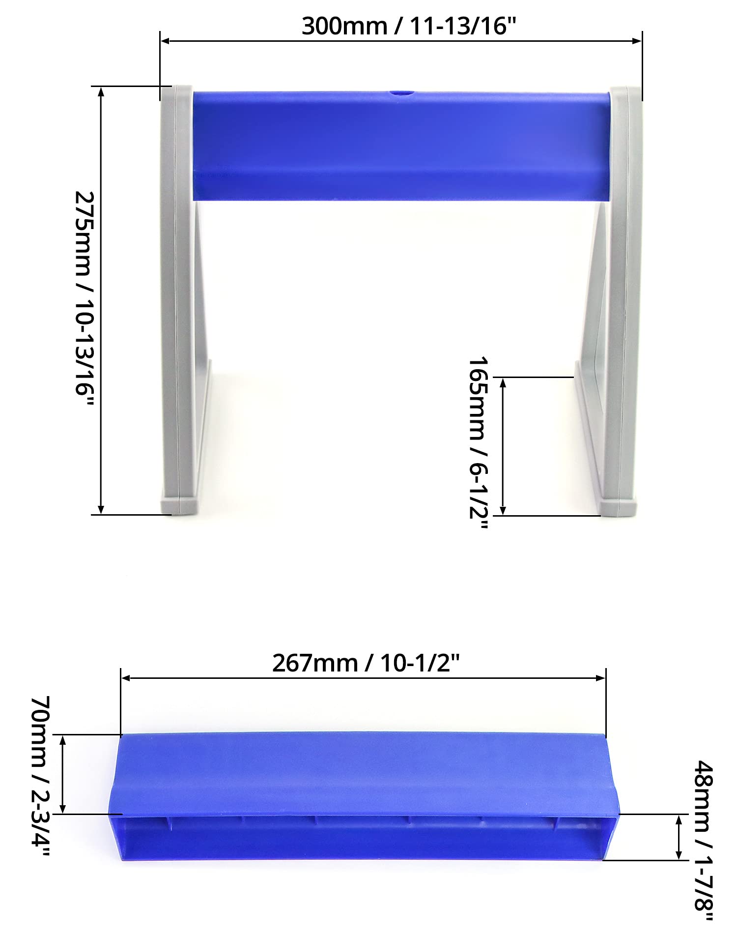 QWORK Lab Linear Pipettor Stand, Plastic Polymer Pipettor Holder Micropipette Rack Hold Up to 6 Micropipettes