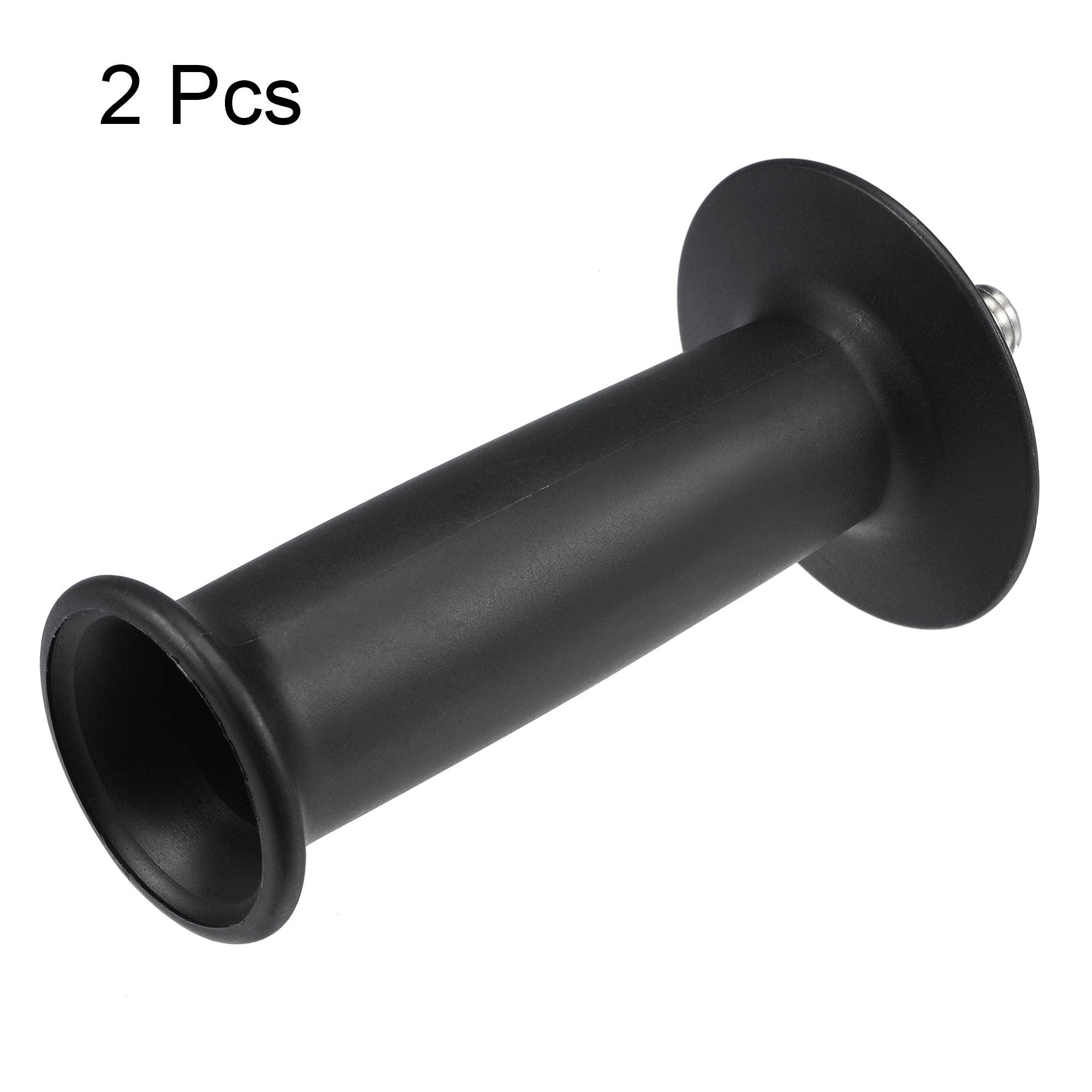 uxcell Angle Grinder Side Handle, Auxiliary M12 Thread for Angle Grinding Plastic Black 2 Pcs