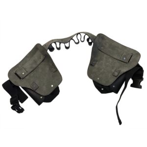 Liquor Holster - Liquor Belt - Shot Holder - Version 2.0 Holds 5 Shot Glasses And 2 Bottles (Black)