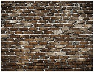 yynxsy 7x5ft brown brick wall background brick background large fabric brick photo background baby shower birthday party wedding graduation home decoration photo booth props banner yy-5