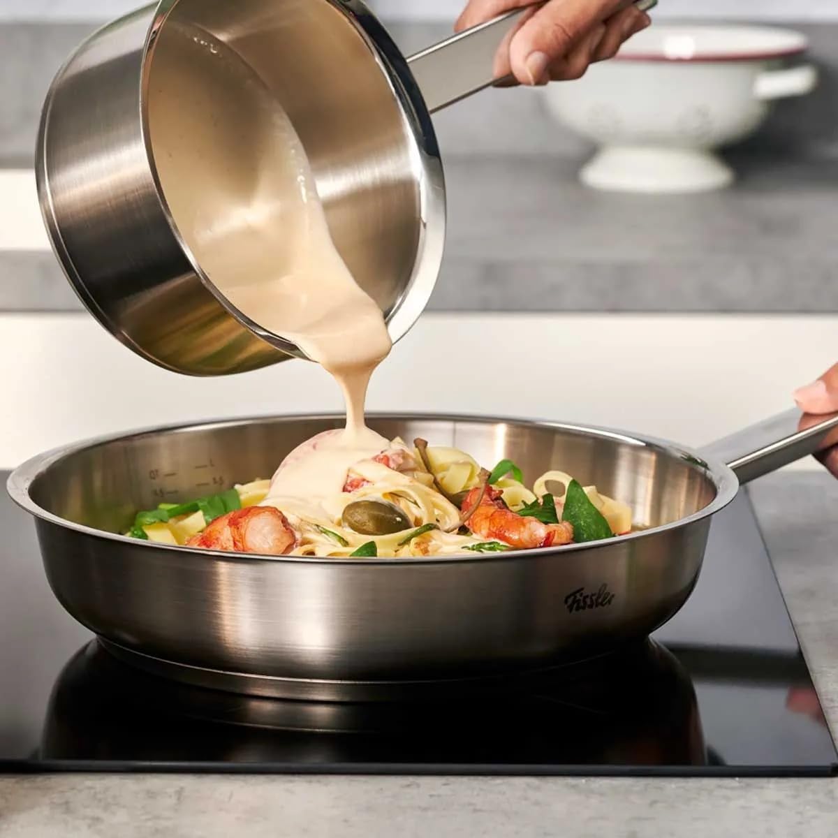 Fissler Original-Profi Collection Stainless Steel 9.5 Inch Frying Pan