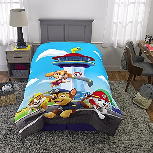 Franco Kids Bedding Super Soft Microfiber Reversible Comforter, Twin/Full, Paw Patrol