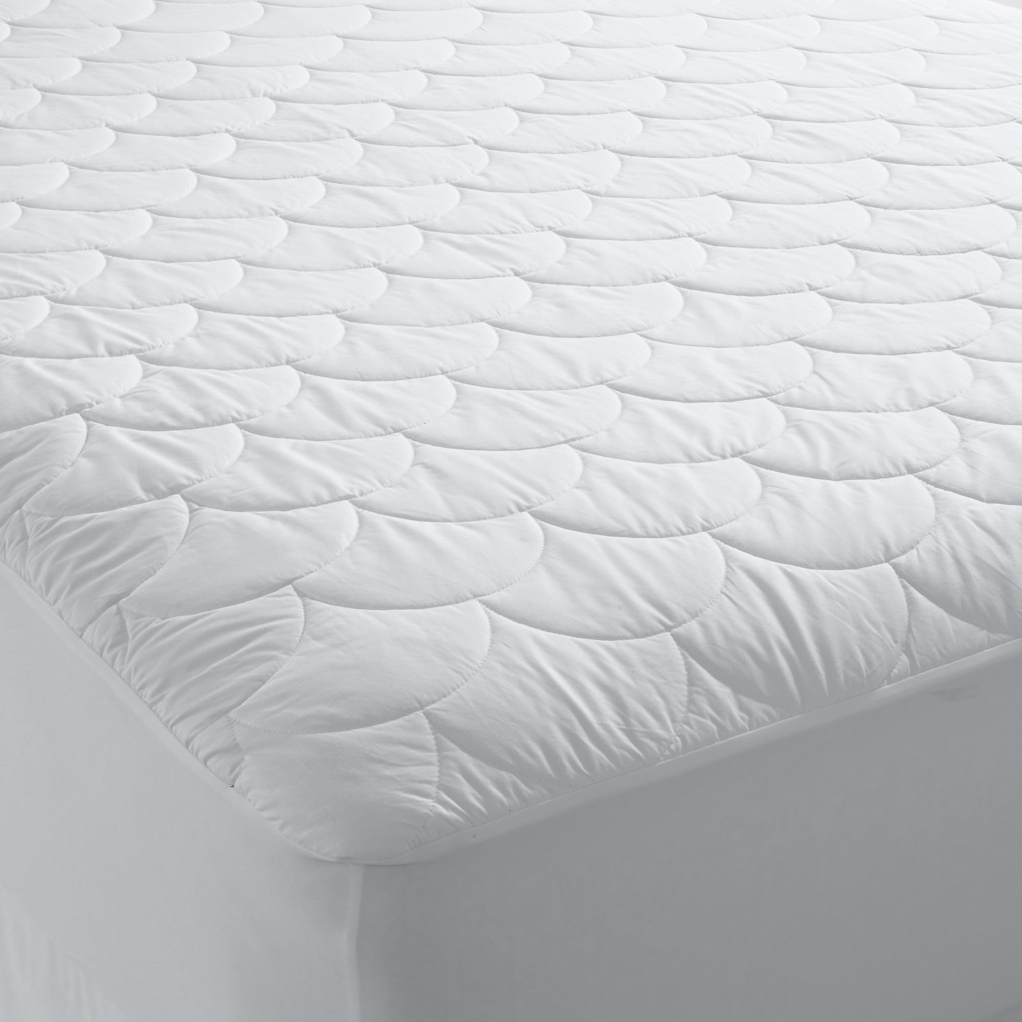 Lands' End Waterproof Mattress Pad White Queen