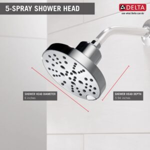 Delta Faucet 52668-PR Contemporary Shower Head, Chrome