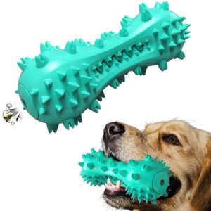 carllg puppy teething chew toys, dog toys for aggressive chewers, indestructible tough durable dog toothbrush toys, squeaky interactive dog toy for small medium large breed