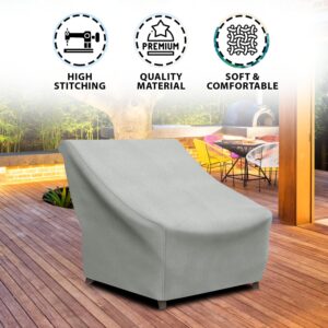 Patio Large Outdoor Chair Cover - Outdoor Patio Chair Washable - Heavy Duty Furniture 41x36x34 Inch Combo Cover