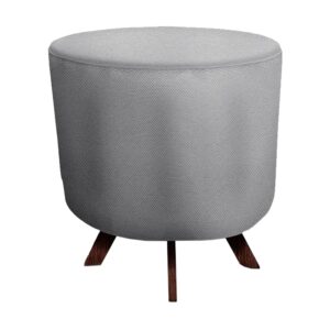 patio extra small waterproof table cover - outdoor round side table covers - patio washable table cover - heavy duty furniture 26x20 inch grey