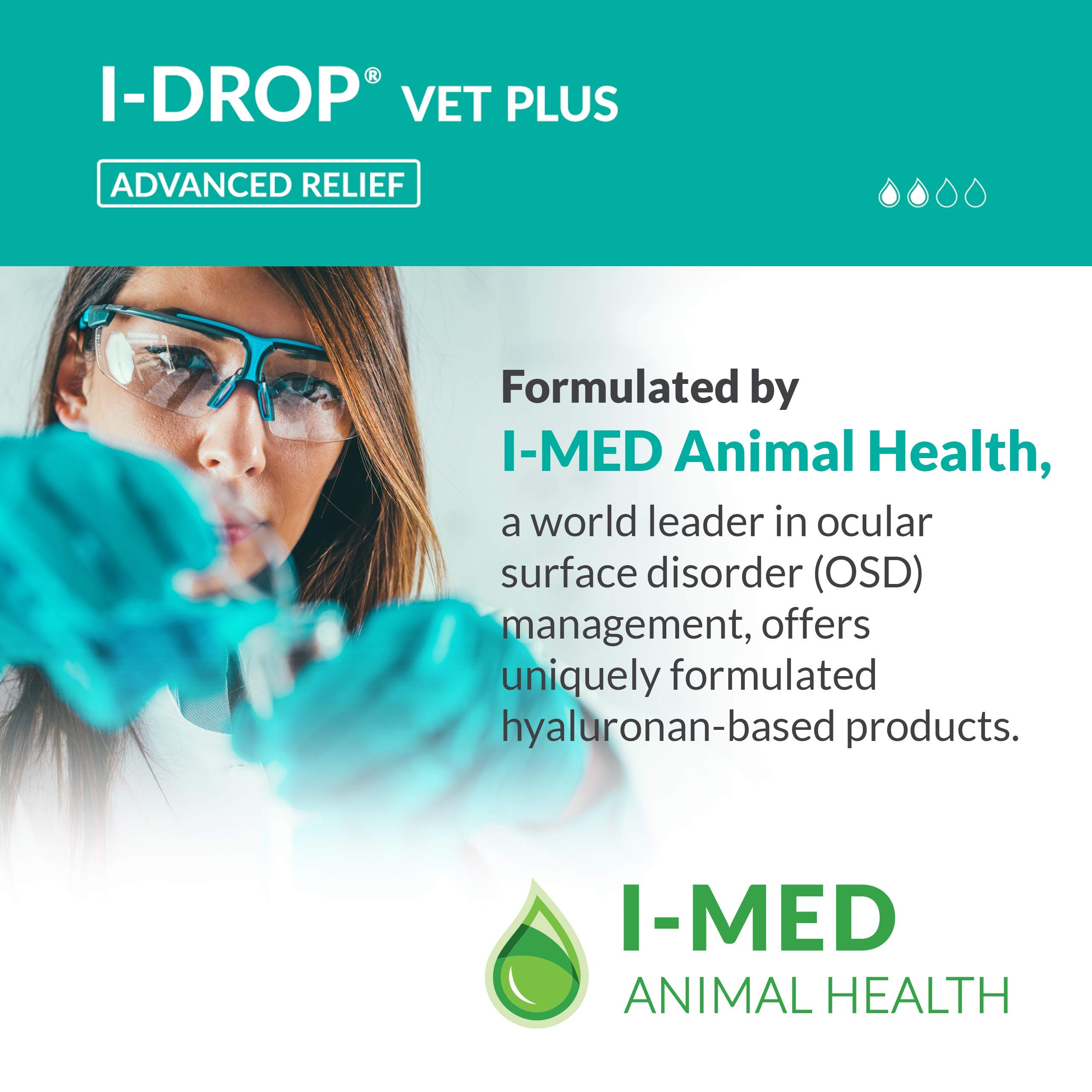 I-DROP Vet Plus and I-LID ’N LASH Vet Wipes Tear Stain Prevention