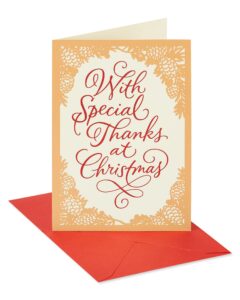 american greetings christmas thank you card (perfect time)