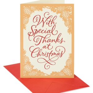 American Greetings Christmas Thank You Card (Perfect Time)