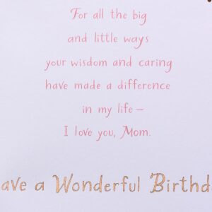 American Greetings Birthday Card for Mom from Daughter (With Love)