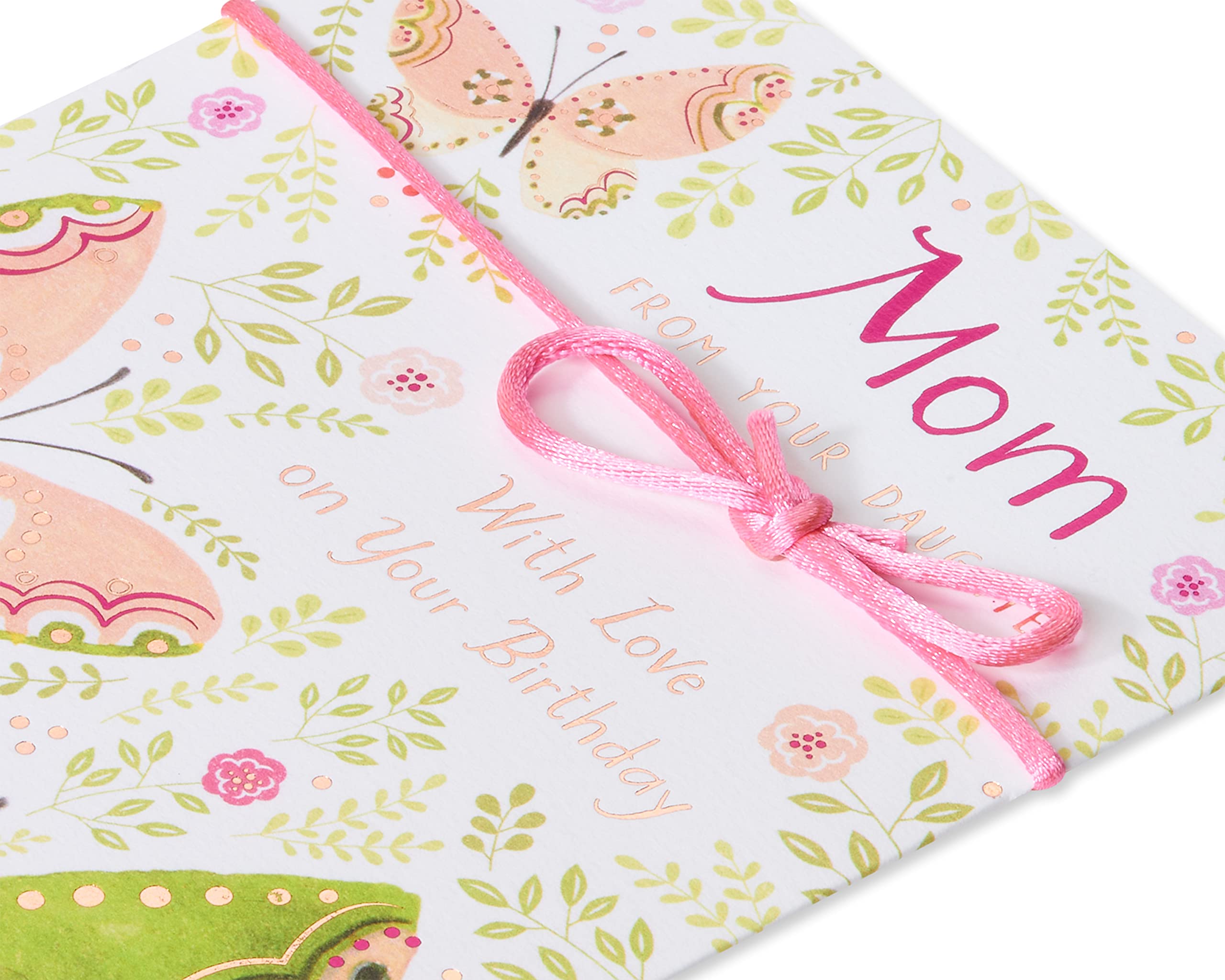 American Greetings Birthday Card for Mom from Daughter (With Love)