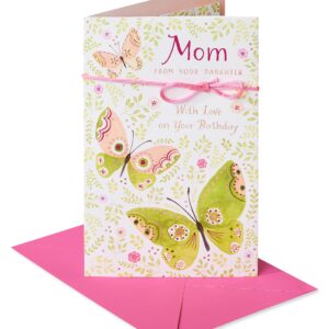 American Greetings Birthday Card for Mom from Daughter (With Love)