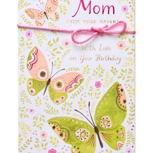 American Greetings Birthday Card for Mom from Daughter (With Love)