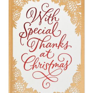 American Greetings Christmas Thank You Card (Perfect Time)