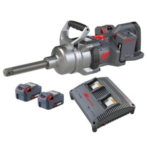 ingersoll rand w9691-k4e w9000 series 20-volt 1-inch cordless impact wrench kit with charger and 6-inch extended anvil